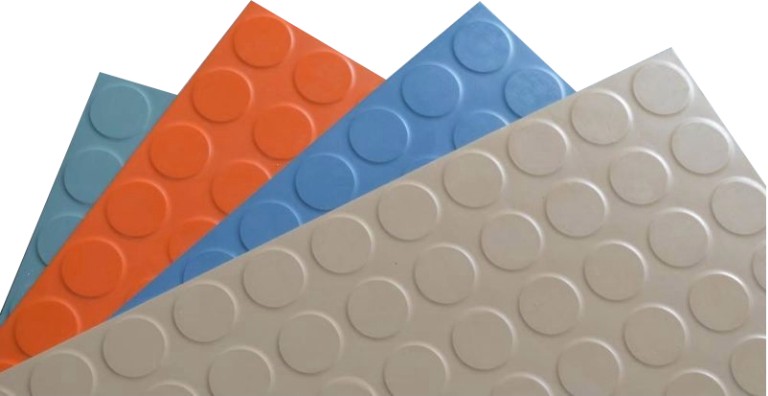 Studded Rubber Tiles – Kimpton Flooring